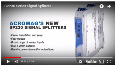 Isolated Signal Splitters Video - Metromatics
