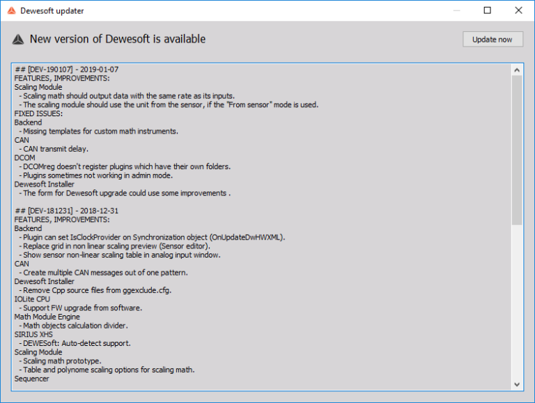 New Dewesoft Installers - Metromatics