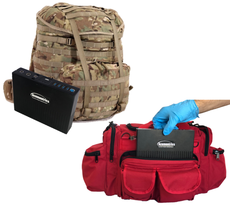 Portable UPS System for Soldier's & Medical Backpacks - Metromatics