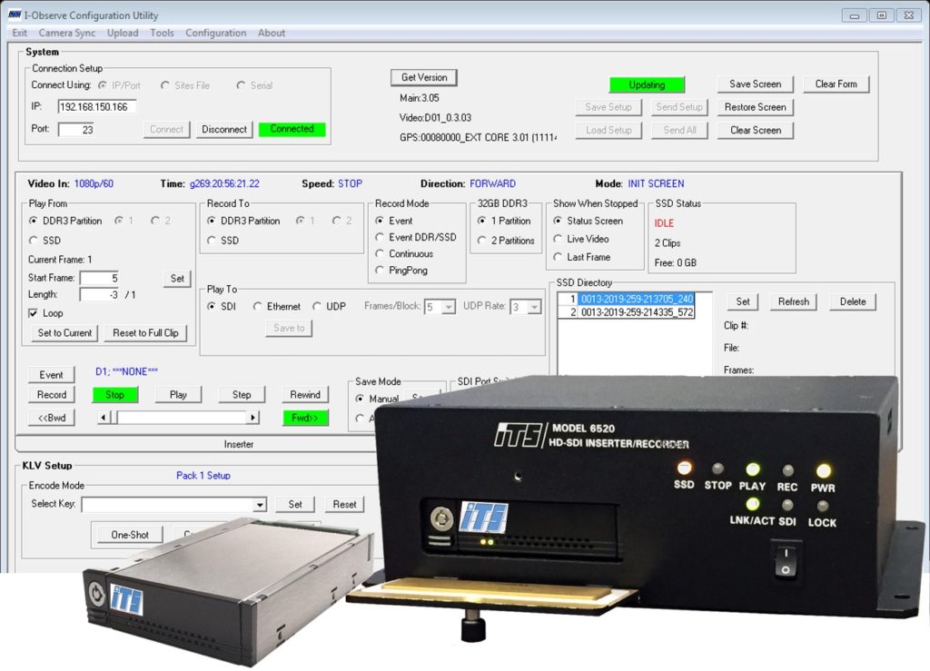 HD-SDI uncompressed Video Recorder 6520D-32 - Metromatics