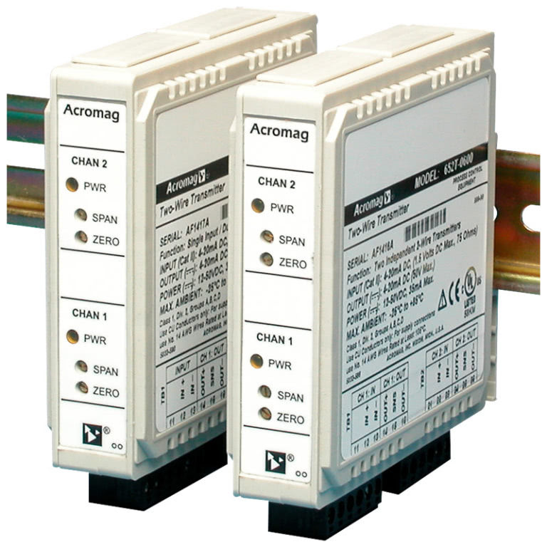 Loop-powered dual output signal splitter 653T - Metromatics