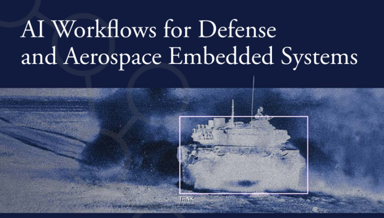 Workflow for Defence Embedded Systems using AI - Metromatics