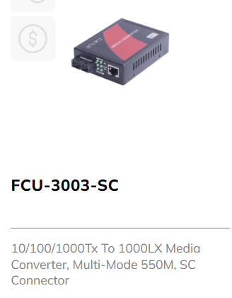 Commercial Unmanaged Ethernet Media Converters - Metromatics