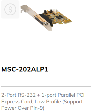 Multiport Serial Cards - Metromatics