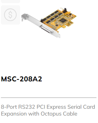 Multiport Serial Cards - Metromatics