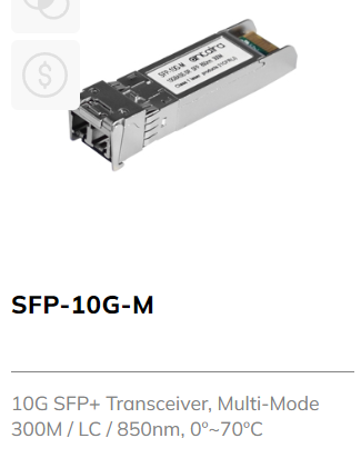 10G SFP+ Modules - Metromatics