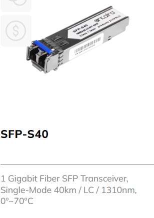 Gigabit SFP Transceiver Modules - Metromatics