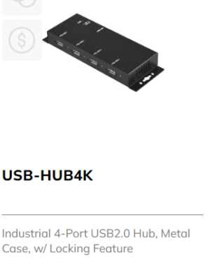 Industrial USB Hubs - Metromatics