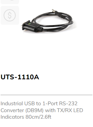 USB to Serial Connection - Metromatics
