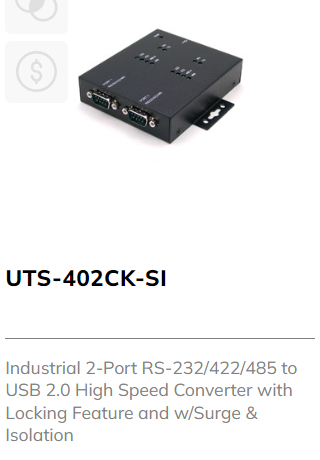 USB to Serial Connection - Metromatics