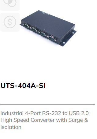 USB to Serial Connection - Metromatics
