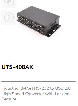USB to Serial Connection - Metromatics